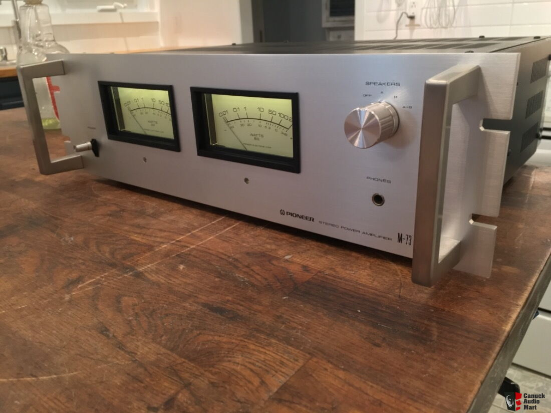 Pioneer M73 SPEC-3 first generation,,100W RMS CHANEL dual transfo fit ...