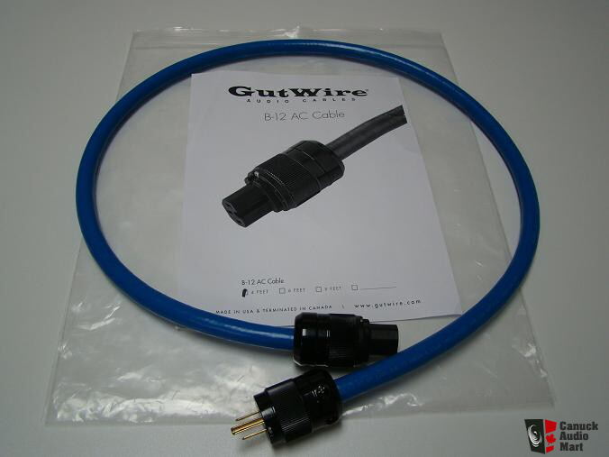 Gutwire B-12 Power Cable ** Sold ** Dealer Ad - Canuck Audio Mart