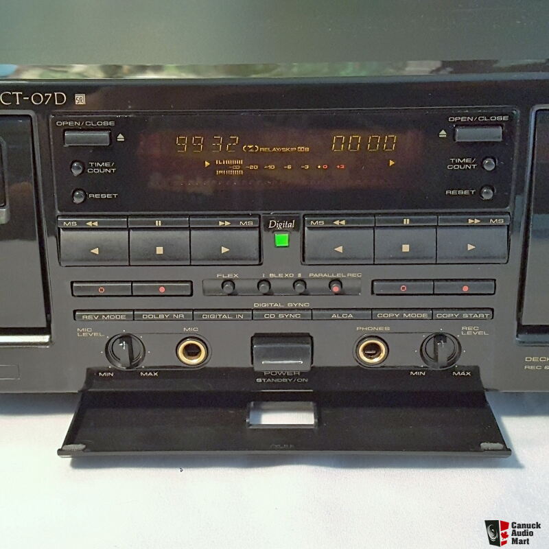 EXCELLENT Condition ~Pioneer ELITE CT-07D Dolby HX Double Cassette Tape ...