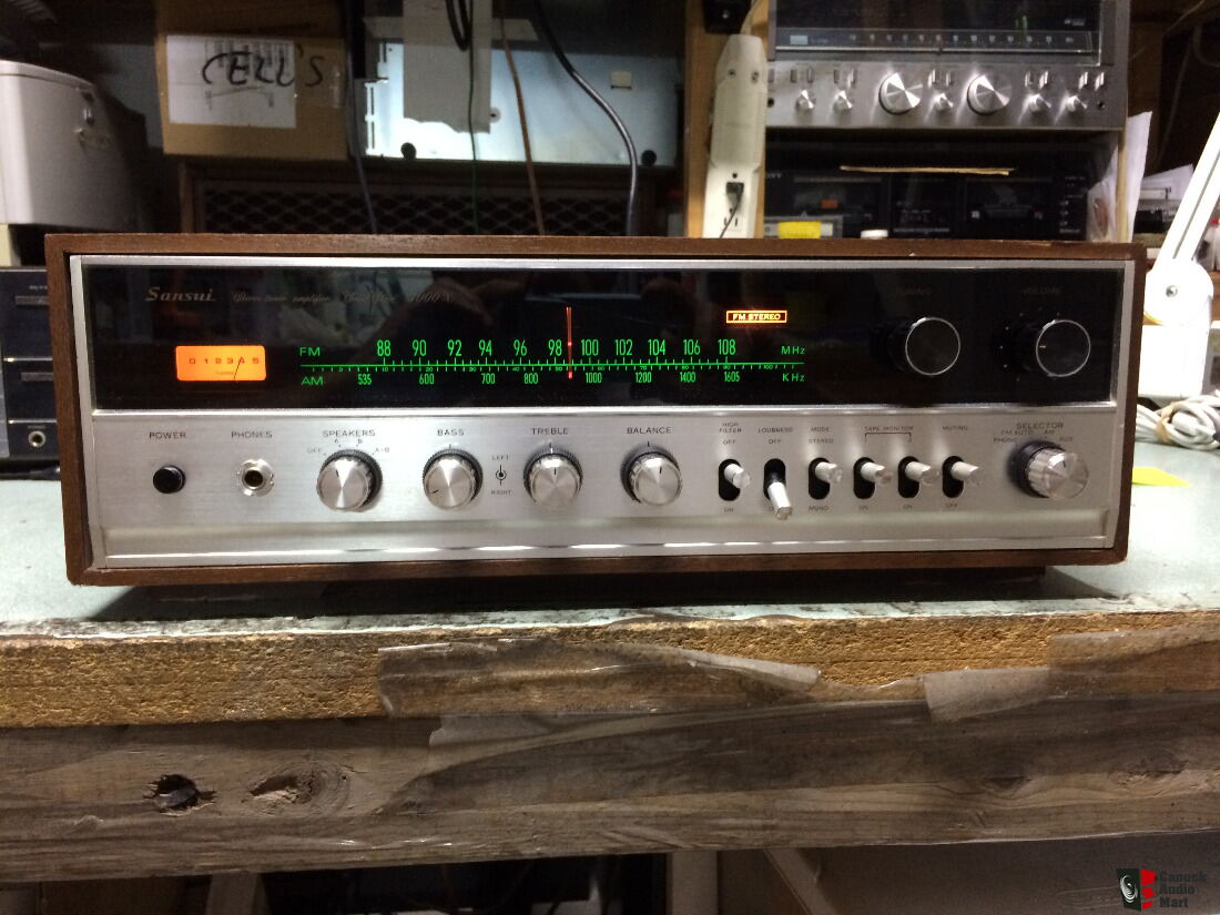 Sansui1000x Vintage 1970 AM/FM Stereo Receiver 28Wpc Photo #2040528 ...