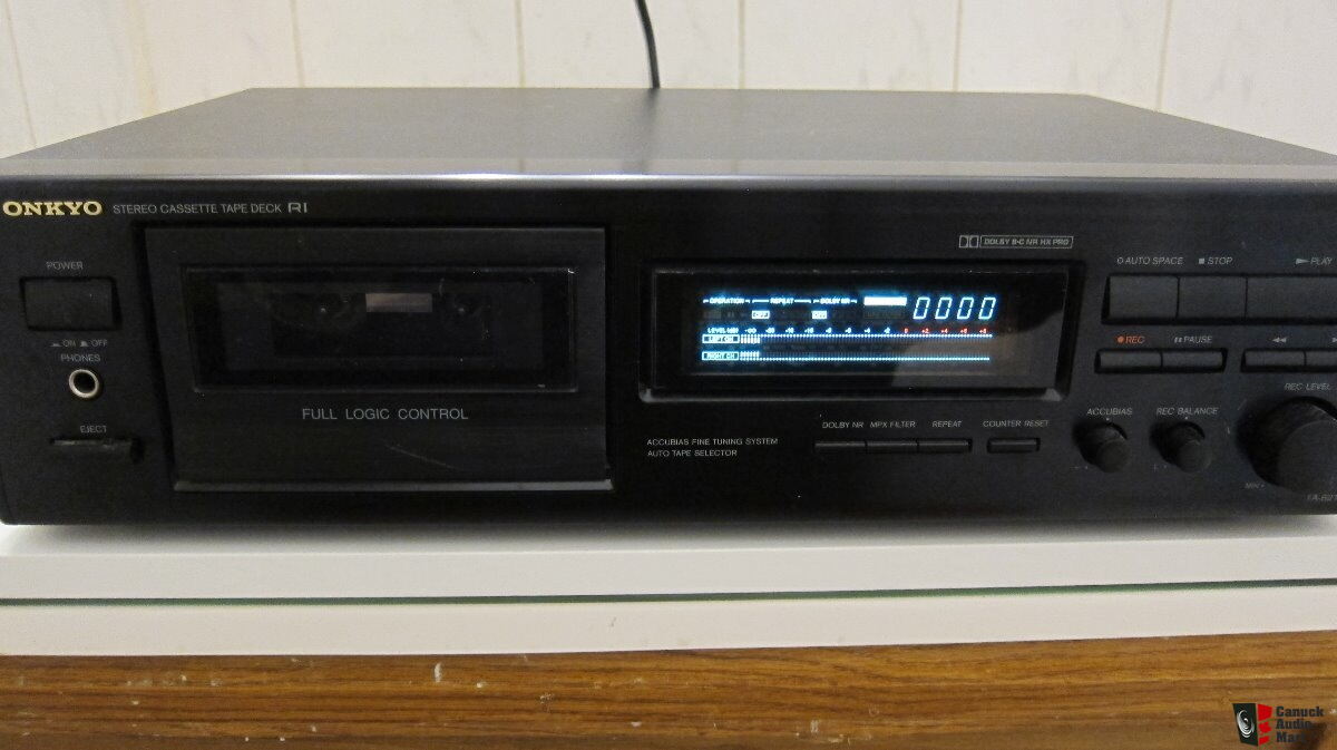 Onkyo Stereo Cassette Tape Deck RI TA 6210 with a remote Photo #2042552 ...