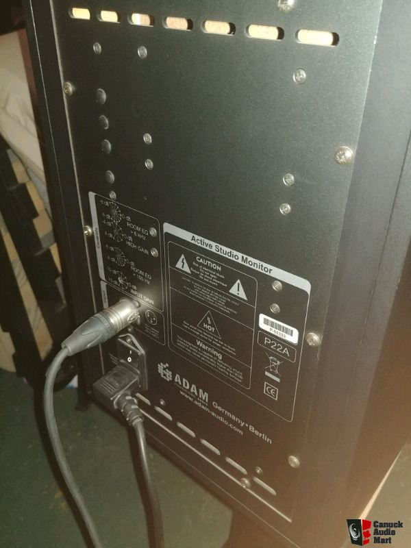 Pair of Adam P22A 8' inch woofer German made 300 watt Active Studio ...