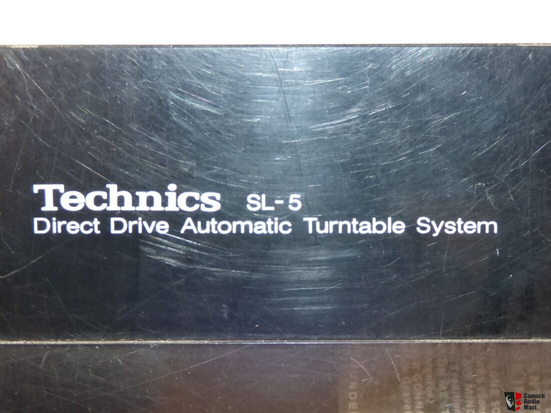 Technics SL-5 Direct Drive Linear Tracking Turntable Photo #2052716 ...