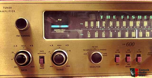 Very Rare Vintage 1960's Fisher TA-600 AM/FM Stereo Receiver Photo ...