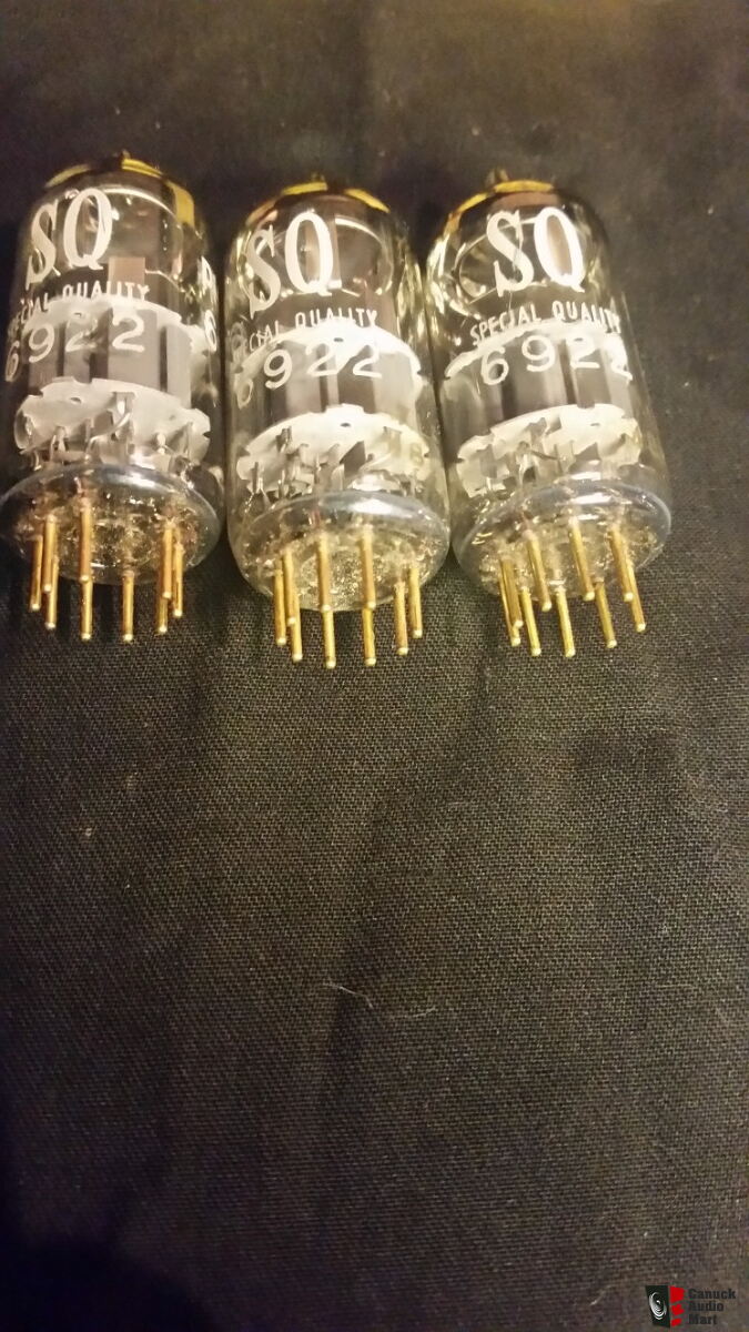 3 NOS Philips GOLD PIN SQ 6922 Triode TUBES Photo #2057677 - Canuck ...