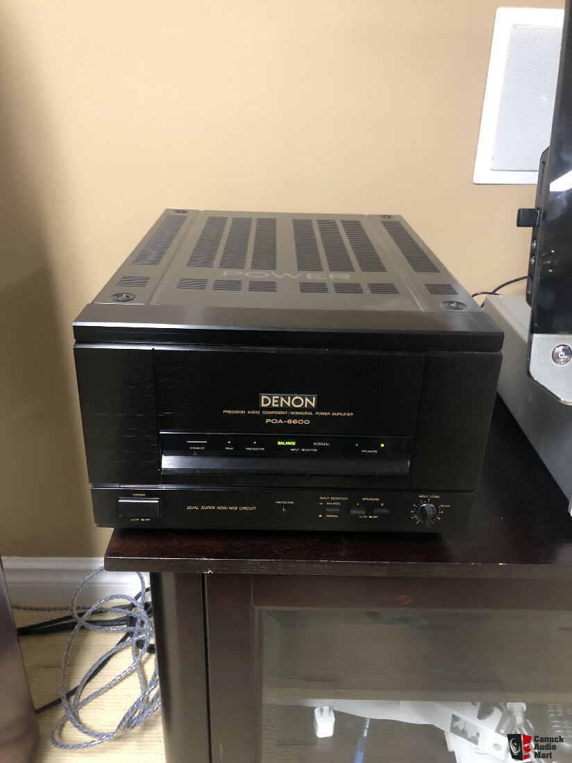 2 Denon POA-6600 New Price! Photo #2059770 - Canuck Audio Mart