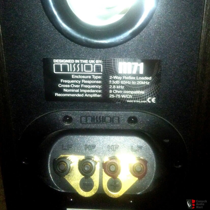 Mission M71 Bookshelf Speakers Photo #2060272 - Aussie Audio Mart