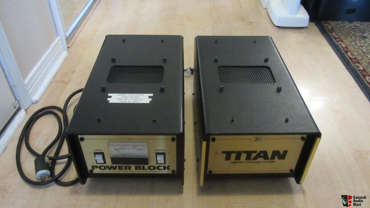TICE Power Block and Titan, power regenerator, controller and filter ...
