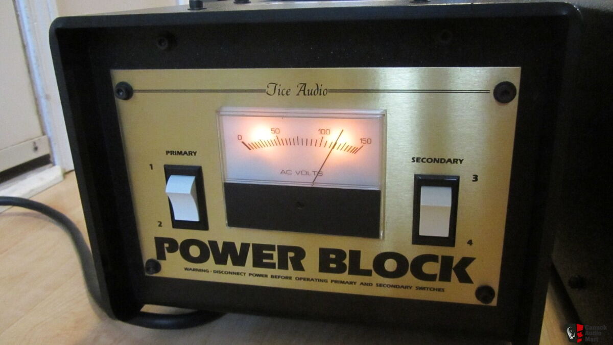 TICE Power Block and Titan, power regenerator, controller and filter ...