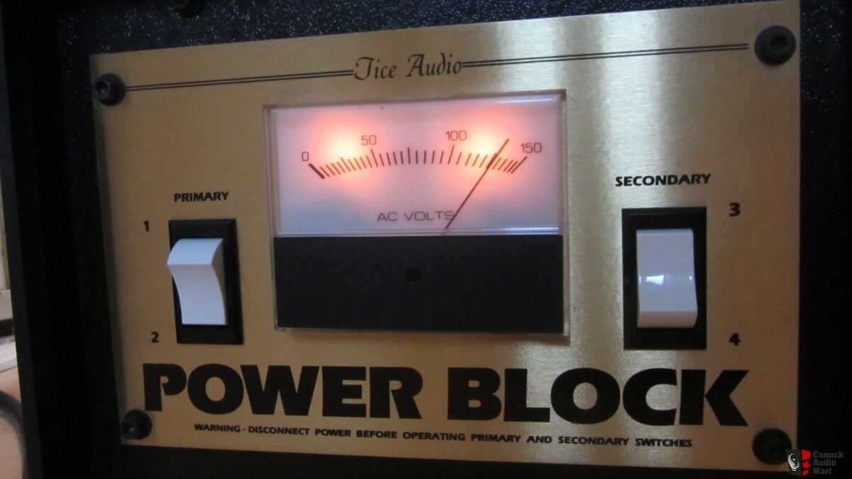 TICE Power Block and Titan, power regenerator, controller and filter ...