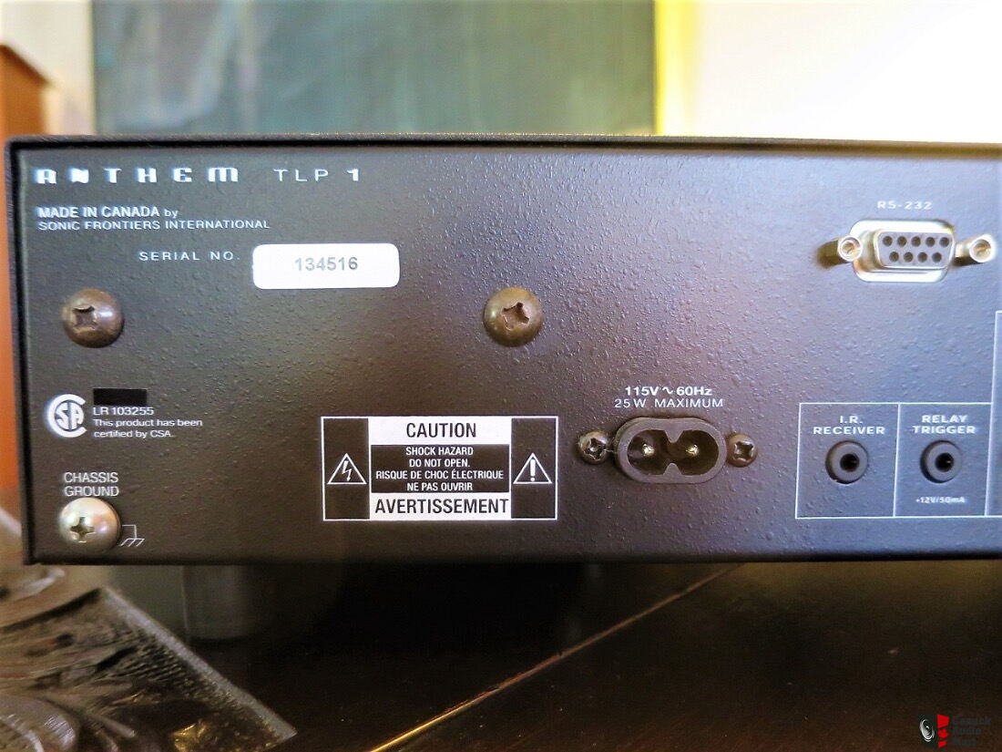 Sale Pending--- Anthem TLP-1 preamplifier/tuner [Black Photo #2062419 ...