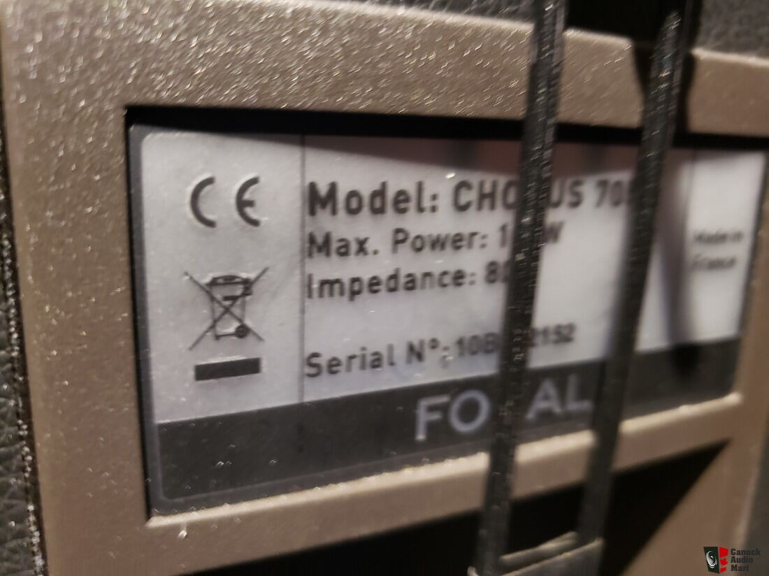 Focal chorus 705 bookshelf speaker pair Photo #2063845 - UK Audio Mart