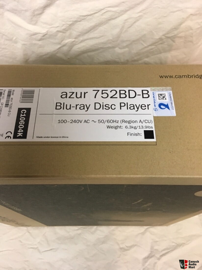 Cambridge Audio Azur 752BD-B Photo #2067966 - Canuck Audio Mart