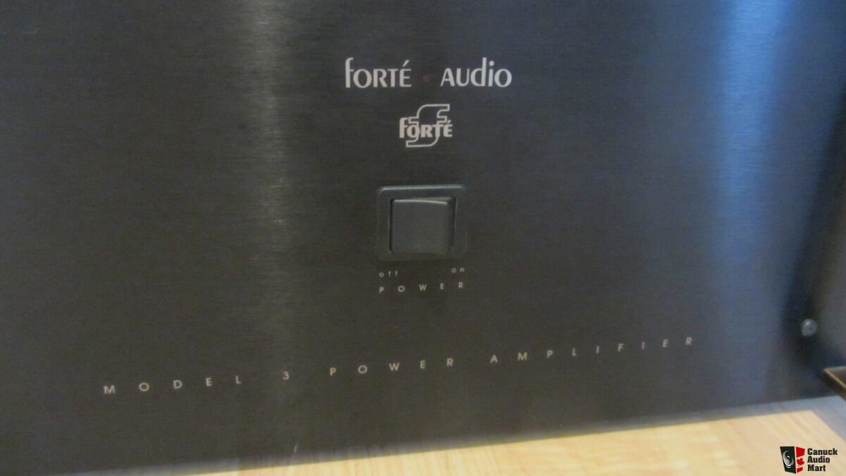 Forte Audio Model 3 amplifier (Nelson Pass design) Photo #2068669 - UK ...