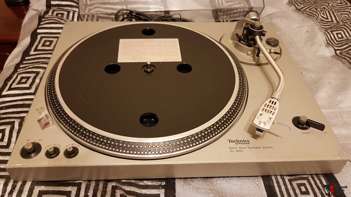 Technics SL 1800 Vintage Audiophile Turntable Photo #2071605 - UK Audio ...