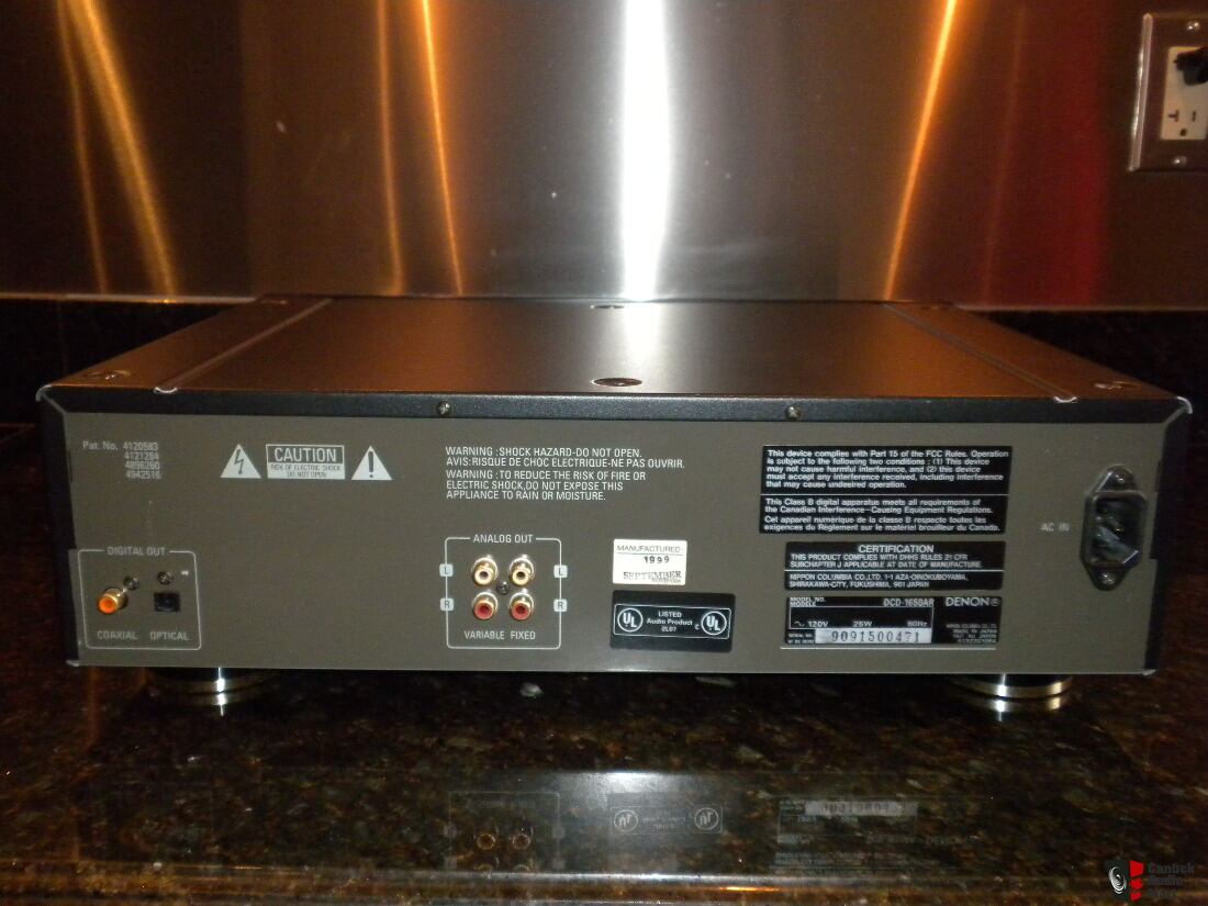 Denon 1650AR Audiophile CD Player Photo #2074125 - Canuck Audio Mart