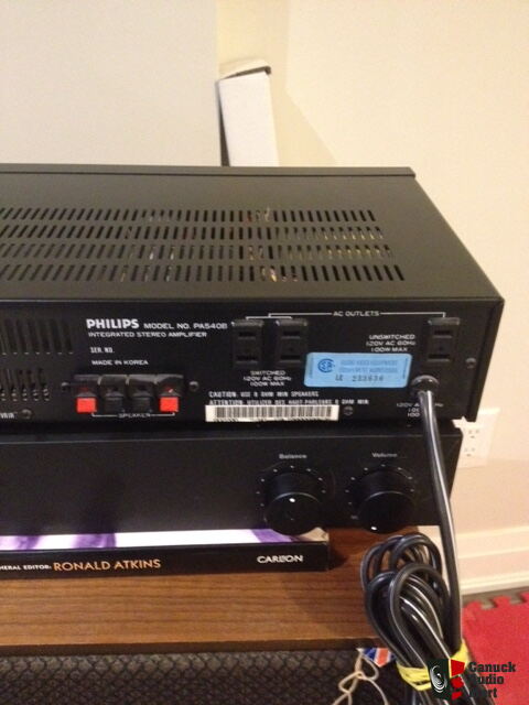 Phillips 540 B integrated Amplifier Photo #2075277 - Canuck Audio Mart