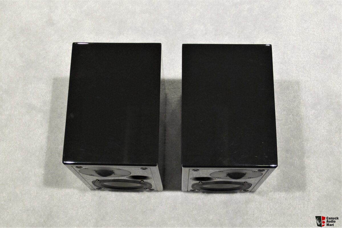 Usher S-520 monitor speakers in gloss black - EXCELLENT !!! Photo ...