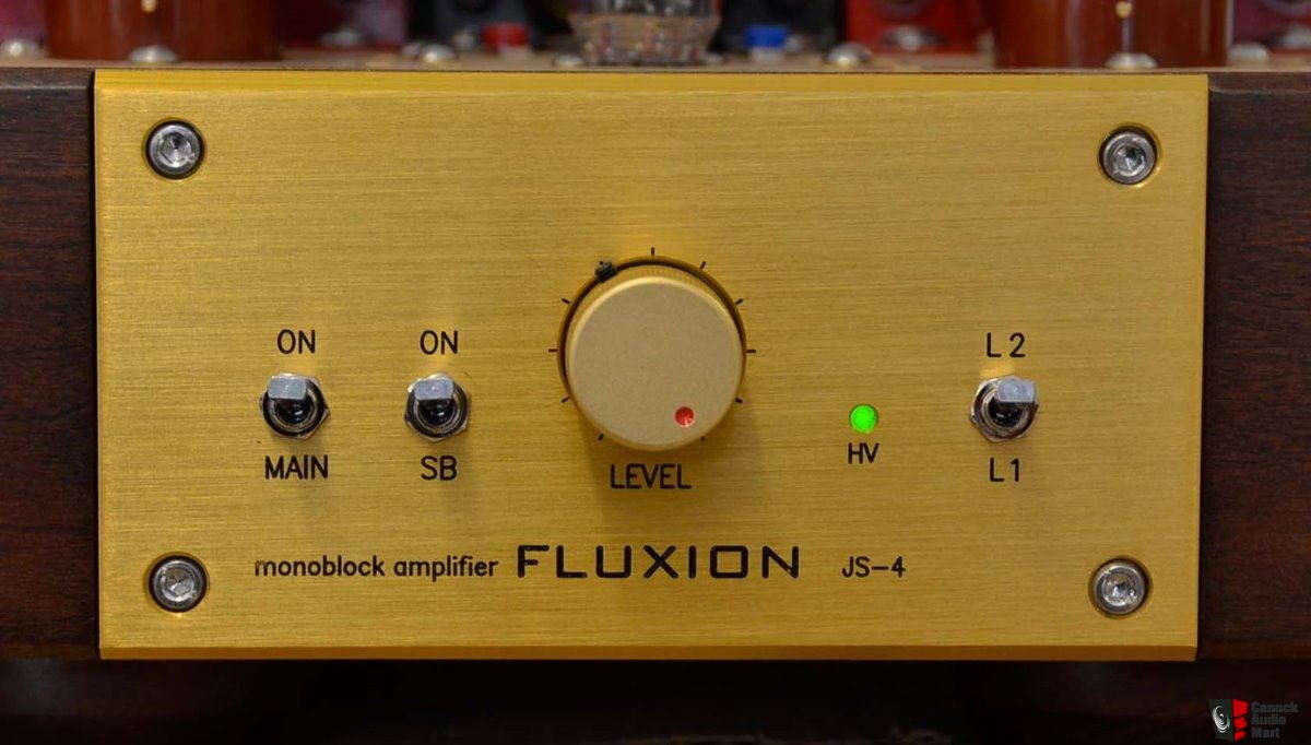 FLUXION JS-4, 300B PP mononblock tube power amplifier, 20 watt Photo ...