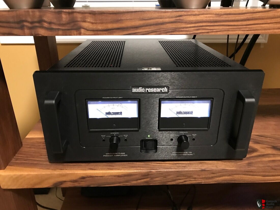 Audio Research REFERENCE 75SE ~ black is beautiful ! ~ as new Photo ...