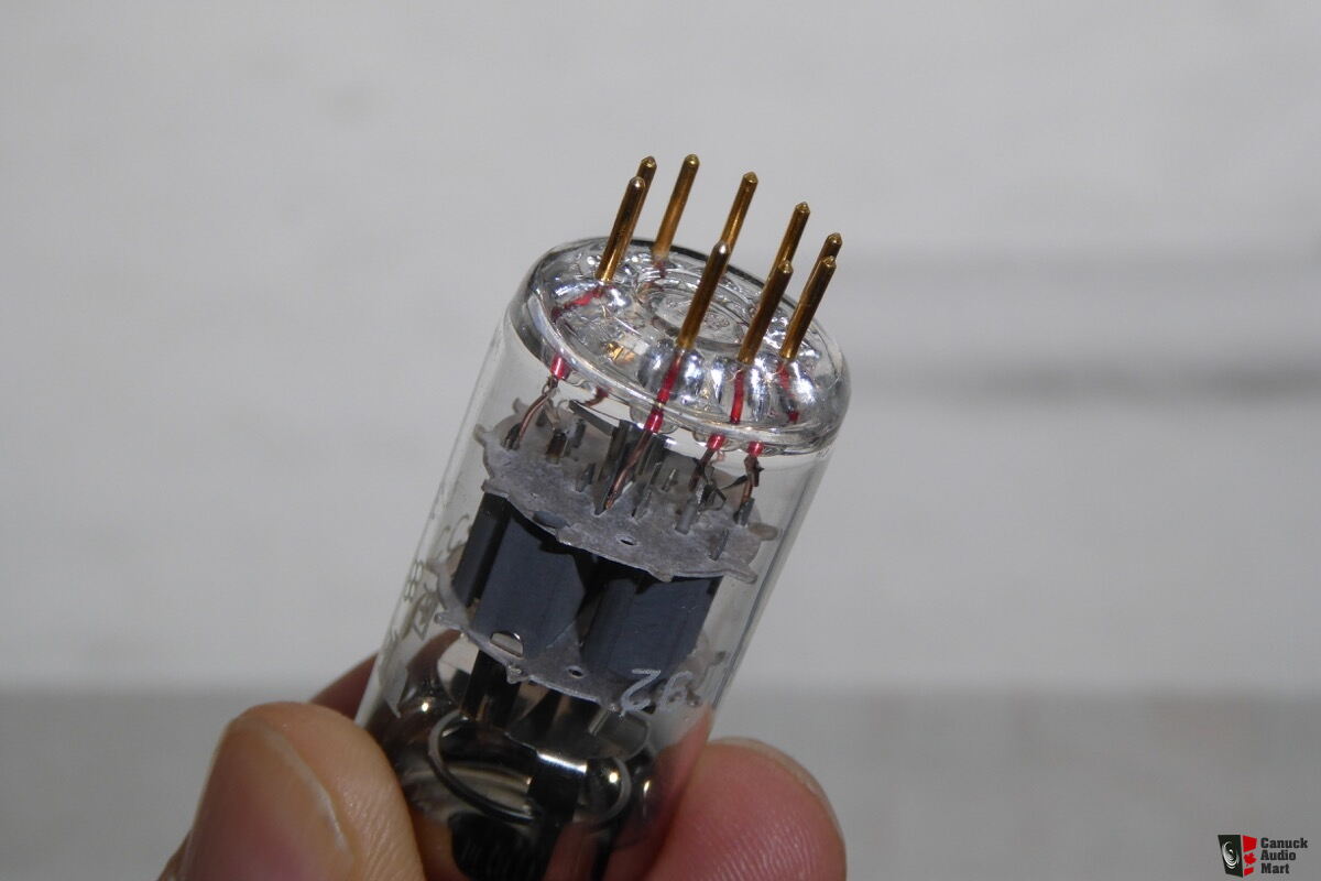 Tesla tube PAIR E88CC/6922 gold pins test very strong Photo #2083216 ...
