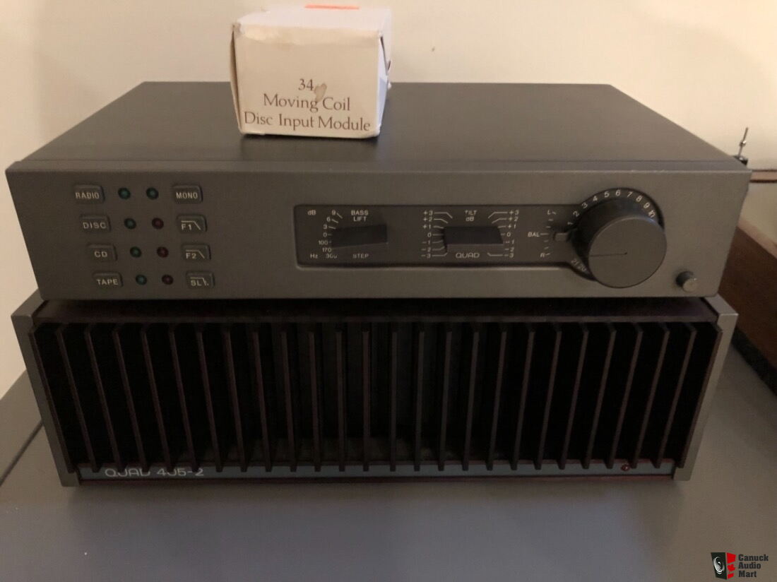QUAD 405-2 power amplifier fully restored and Quad 34 Photo #2094464 ...