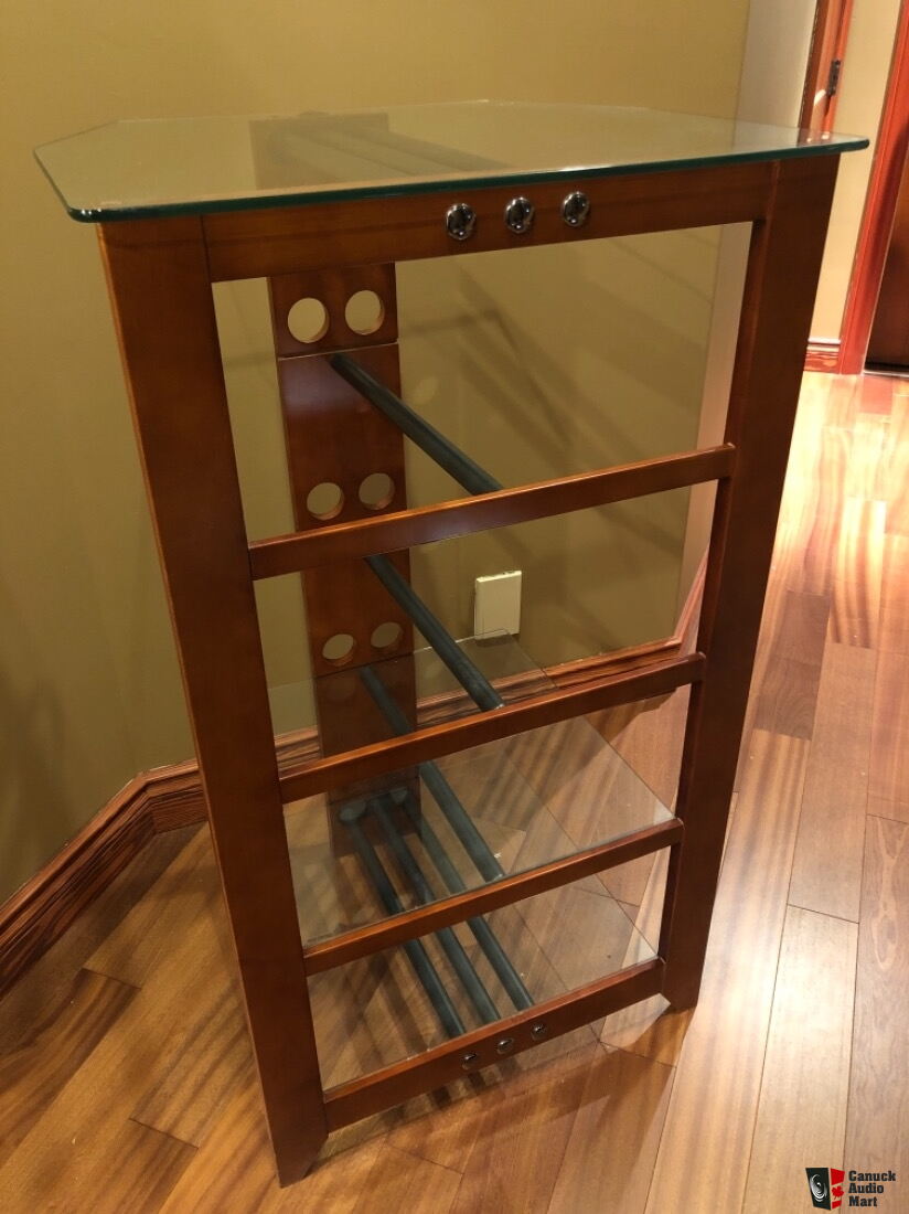 Sanus AV Rack Stand - Cherry NFA245 For Sale - Canuck Audio Mart