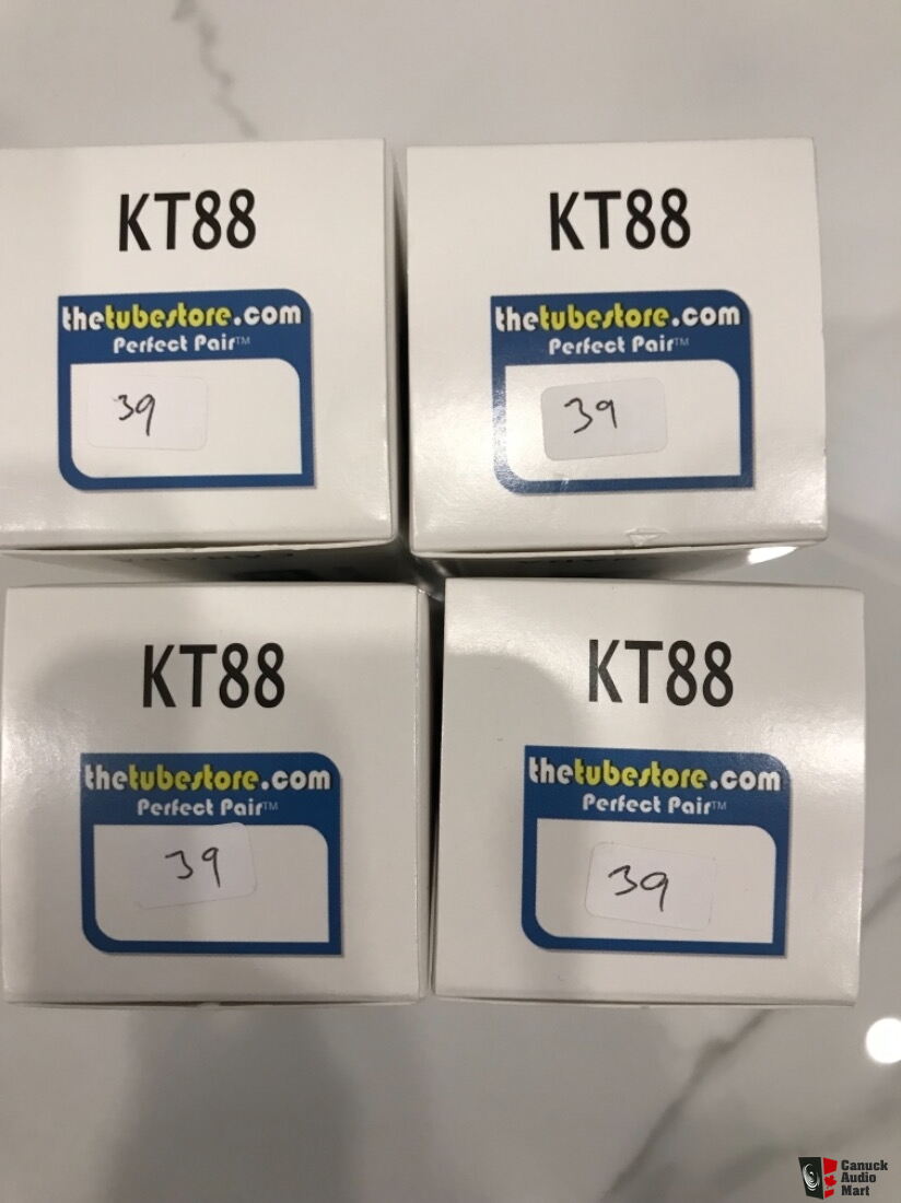 KT88 Preferred Tubes from the Tube Store a set of four matched Photo ...