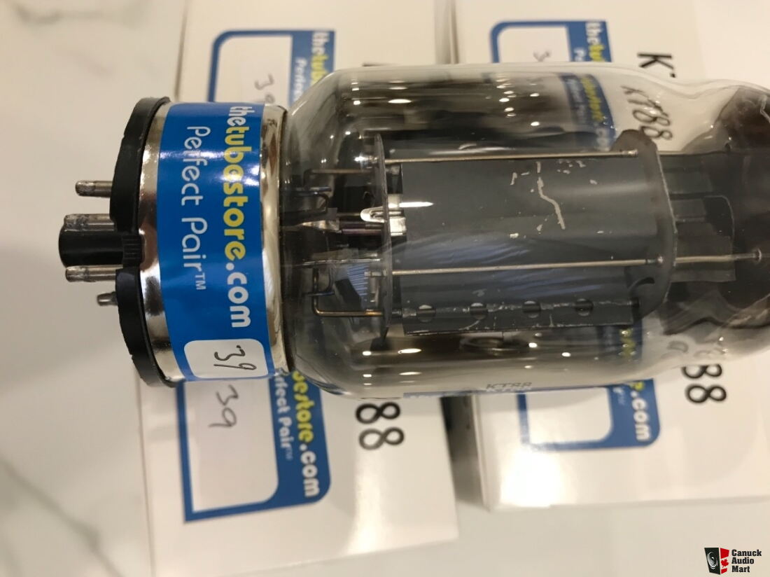 KT88 Preferred Tubes from the Tube Store a set of four matched Photo ...