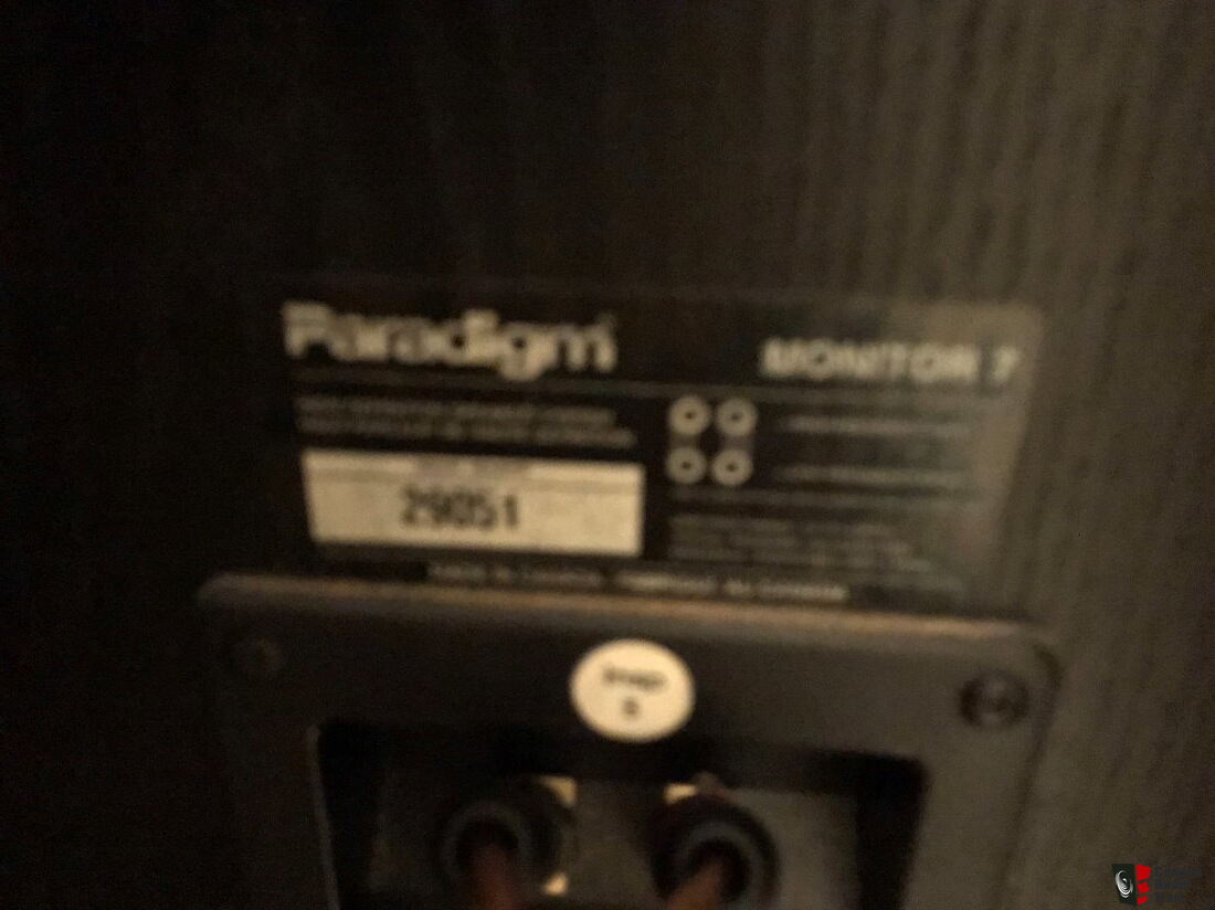 Paradigm Monitor 7 v1 Photo #2098940 - US Audio Mart