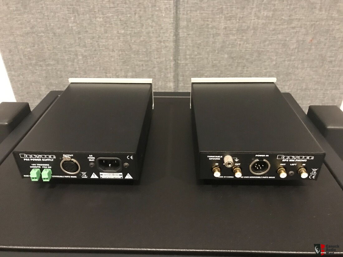 Bryston BP2-MM plus PS-3. MM Phono Preamplifier with matching External ...