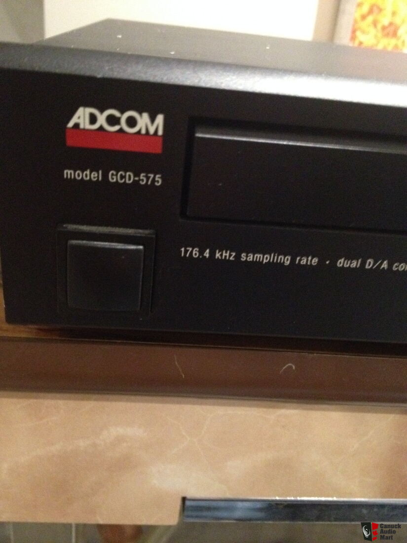 Adcom GCD-575 CD Player w/ Fixed and Variable Volume No Remote Photo ...
