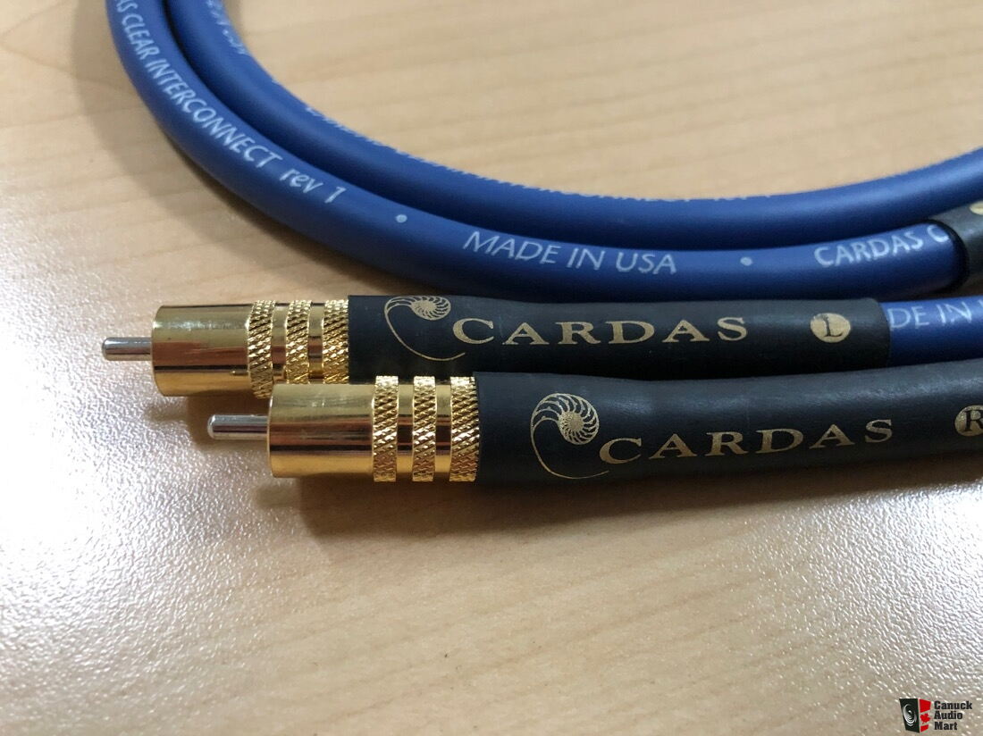 Cardas Clear Interconnect rev 1 RCA-RCA 1.0 meter Photo #2102495 ...