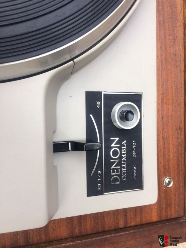 Vintage Denon DP-101 professional turntable with long Grace tonearm ...