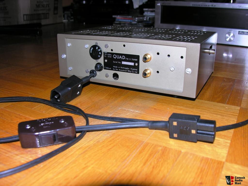 Quad FM-2 Tube Tuner Brimar tubes VVVG+++ Photo #210766 - Canuck Audio Mart
