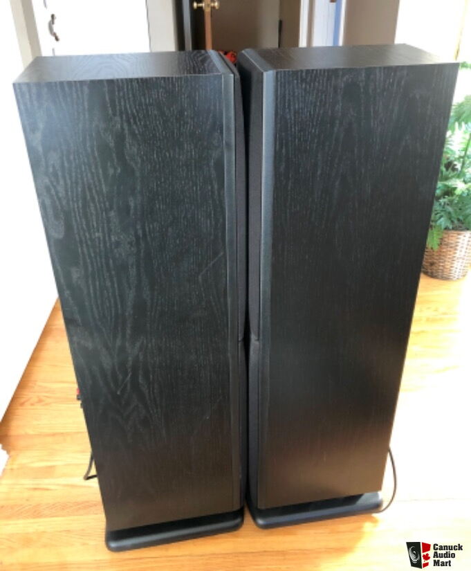 Near Mint POLK AUDIO RT1000i 65lbs each with Powered 6.5" Subwoofers ...