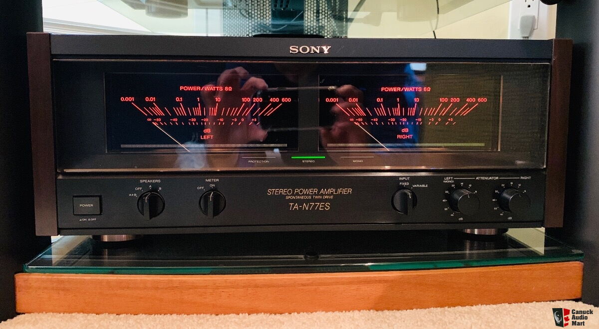 SONY TA-N77ES Stereo Power Amplifier & SONY TA-E77ESD Stereo Control ...