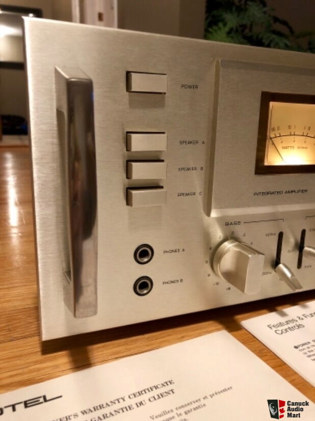 Refurbished 1977 Rotel RA-1412 48 lbs Integrated Amplifier Japan tank ...