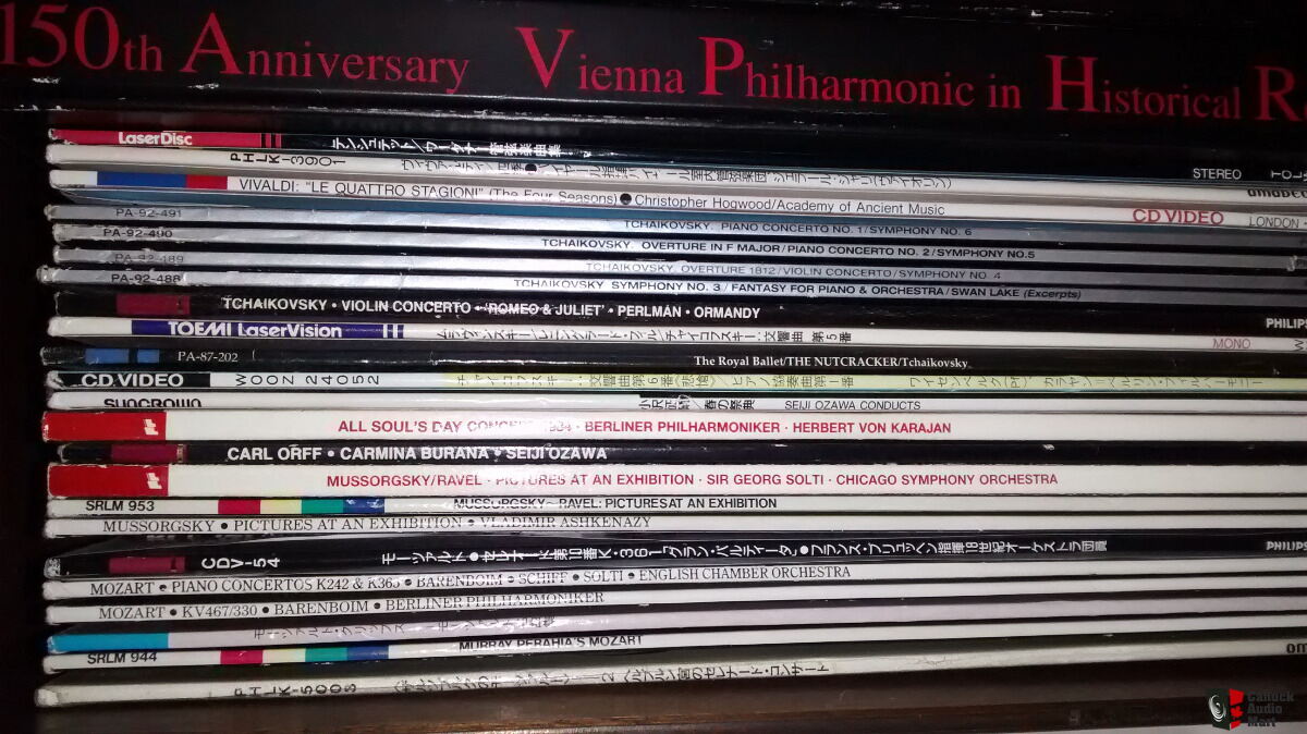 Classical music Laser Disc Collection, and others, with Pioneer player ...