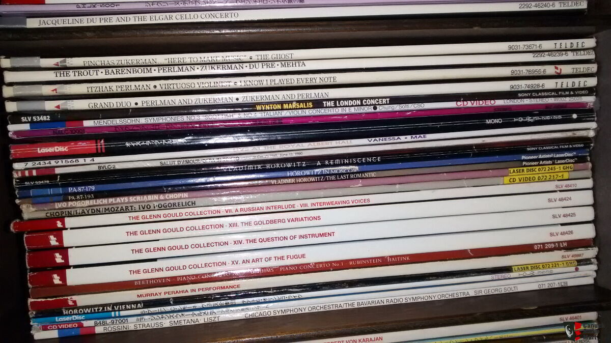 Classical music Laser Disc Collection, and others, with Pioneer player ...