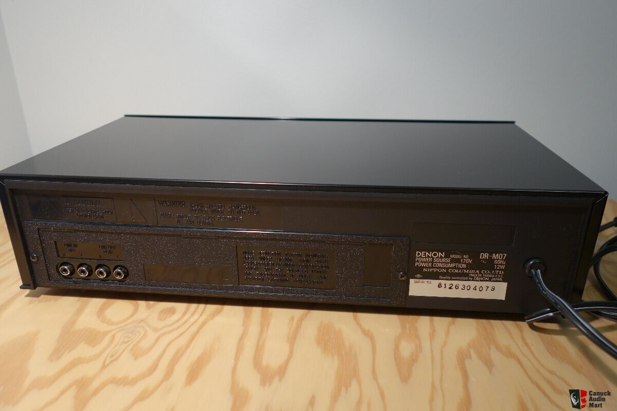 Denon DR-M07 stereo cassette deck - UPDATED Feb 20 (lower price) Photo ...