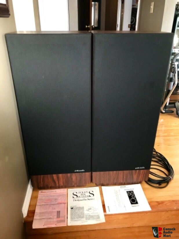 N.M. 1987 POLK AUDIO SDA-2 80lbs eachUSA Made Speakers Original Manuals ...