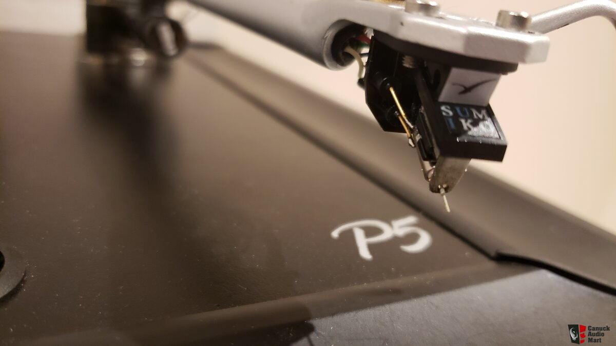 Rega P5 (c/w Upgrades) with TTPSU and Sumiko Blackbird HOMC Cartridge ...