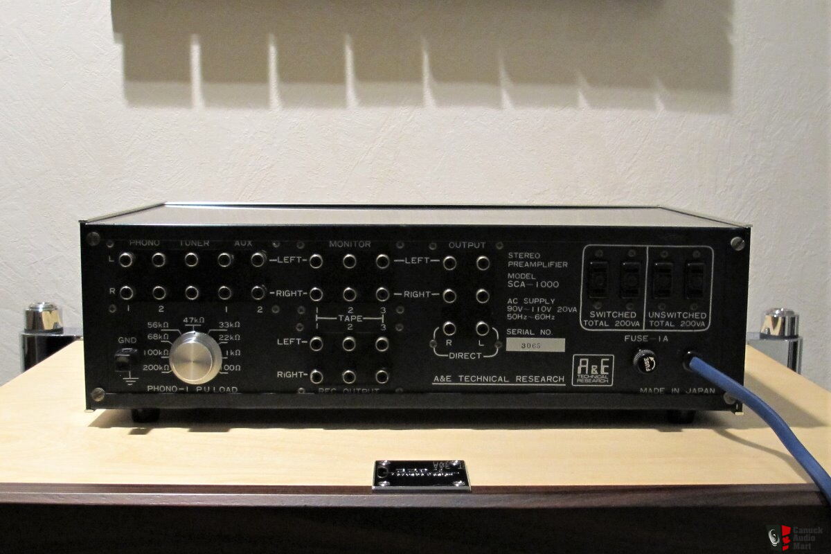 A&E Technical Research SCA-1000 preamplifier - VERY GOOD !!! Photo ...