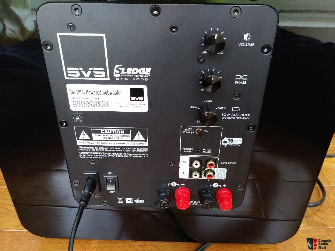 SVS SB-1000 300 Watt 12" Subwoofer in Gloss Piano Black Photo #2142295 ...