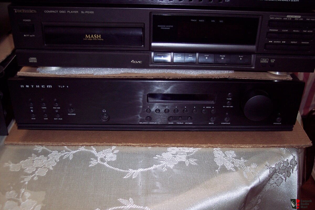 Anthem TLP 1 preamp with remote feature Subwoofer out Black color ...