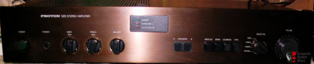 Proton 520 Integrated Amplifier Photo #214556 - Canuck Audio Mart