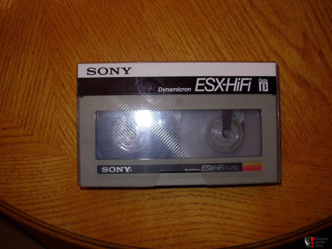 SONY tape 1h30m to 4h30m Dynamicron ESX-HiFi Beta 1/2 inch as NEW For ...