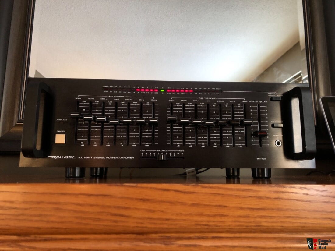 X-Rare Professional grade Realistic 32-8000 SPA100 Stereo Power ...