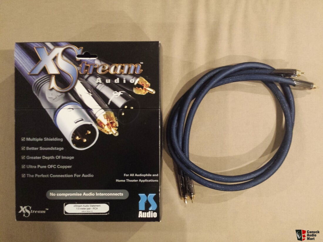 PS Audio XStream STATEMENT Power Cable 2.0m - High Purity OFC + Silver ...